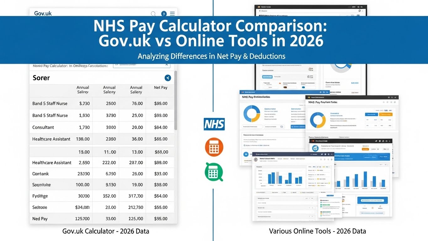 NHS Pay Calculator Comparison: Gov.uk vs Online 2026