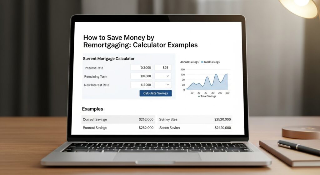 How to Save Money by Remortgaging: Calculator Examples