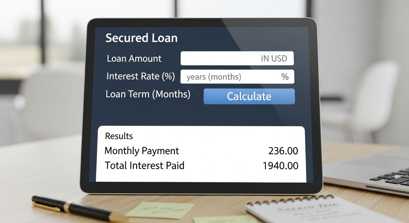 What is a Secured Loan calculator and How Does It Work?