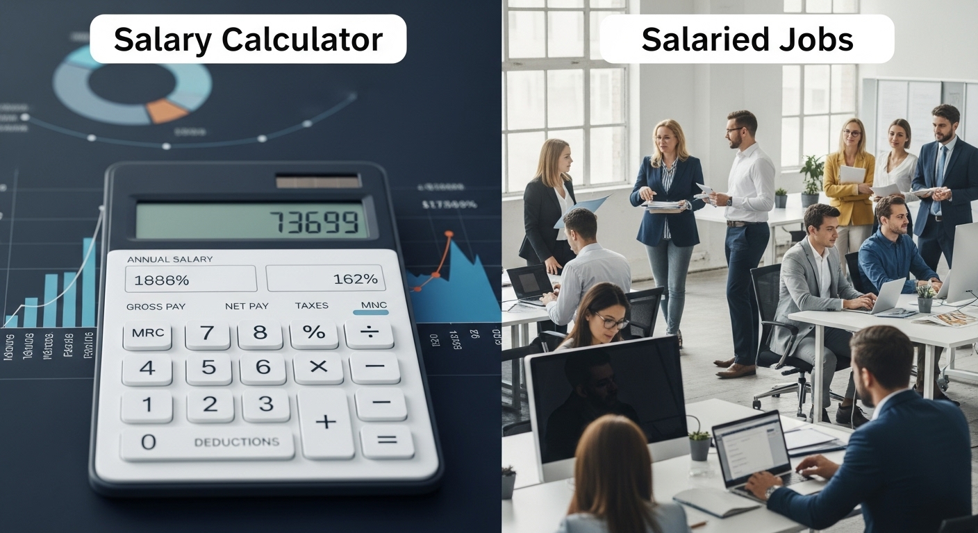 Hourly Wage to Salary Calculator vs Salaried Jobs