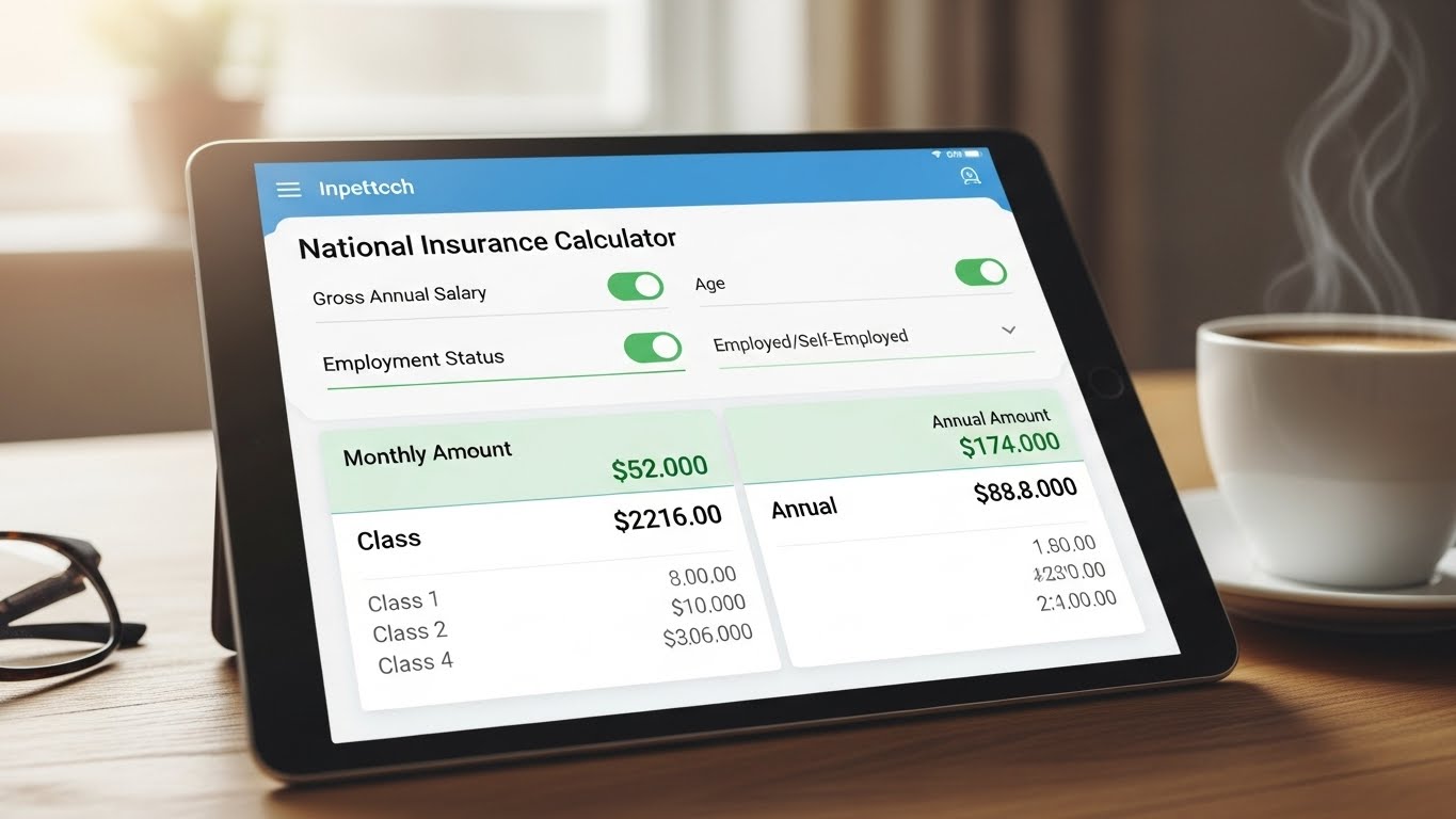 Smart National Insurance Calculator UK | Estimate NI