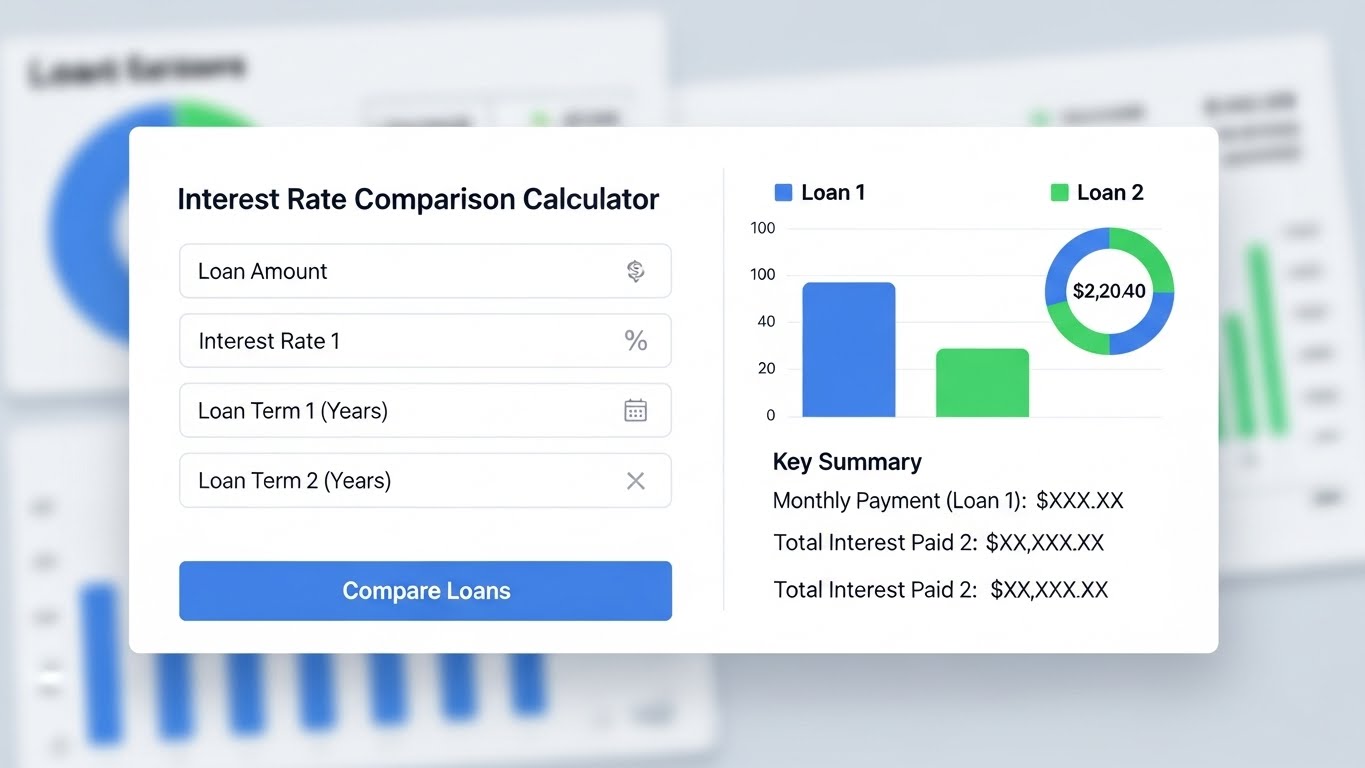 Interest Rate Comparison Calculator | Find Best Rates