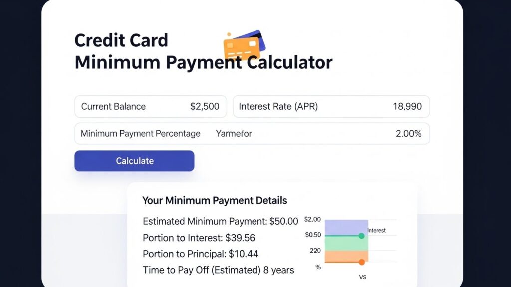 Credit Card Minimum Payment Calculator | Know Your Payoff Plan
