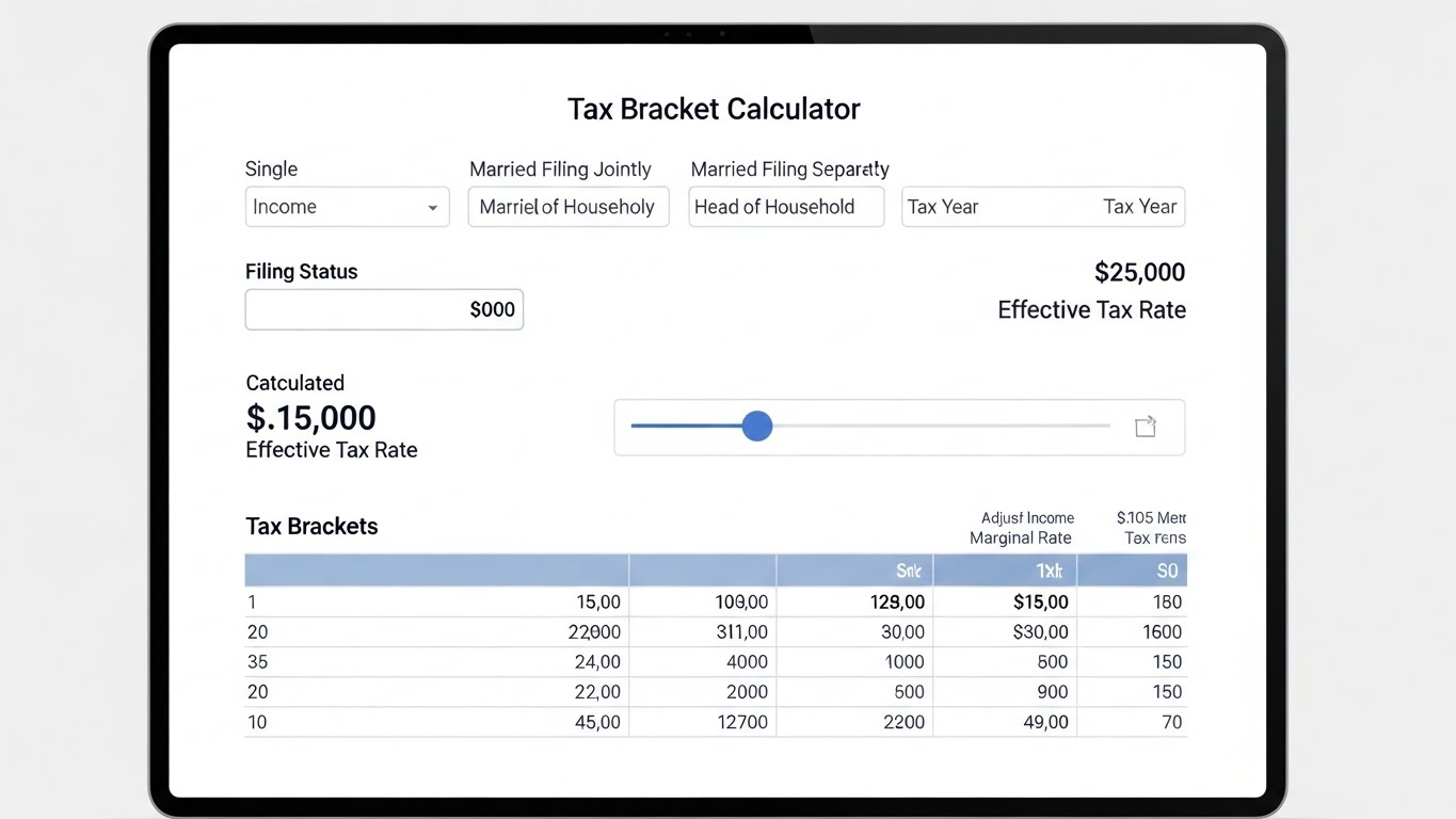 Tax Bracket Calculator | Instant UK Income Tax Breakdown