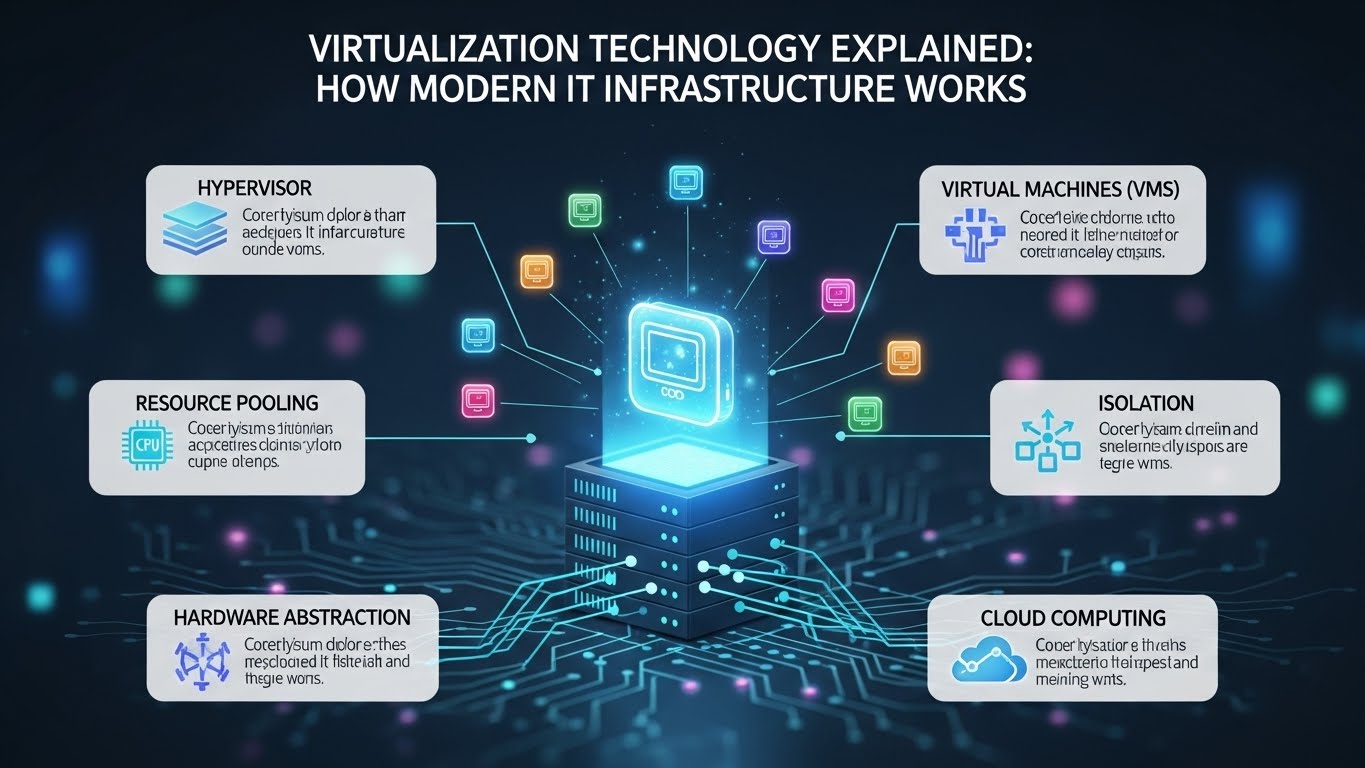 Virtualization Technology Explained: How Modern IT Infrastructure
